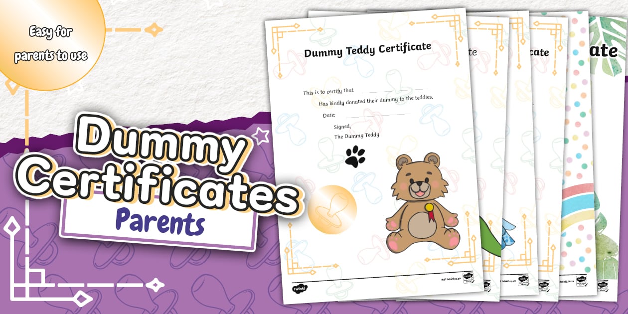 Parents - Dummy Certificates