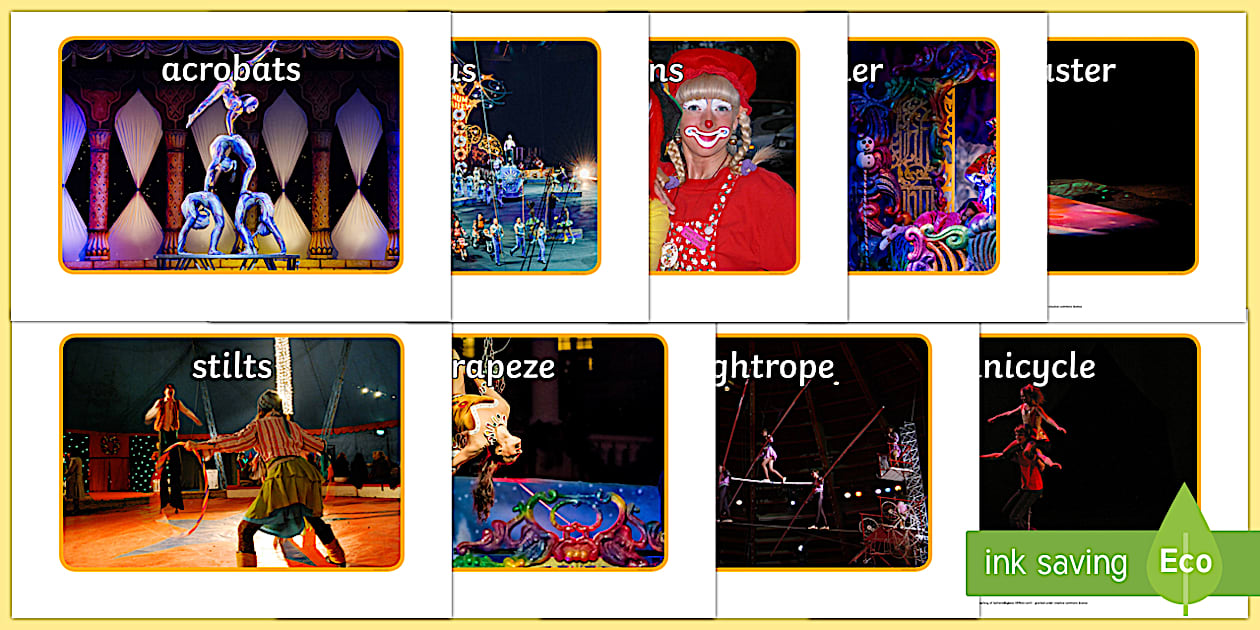 Circus Display Photos (Teacher-Made) - Twinkl