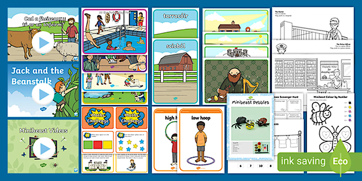 Junior Infants Pack G (teacher made) - Twinkl