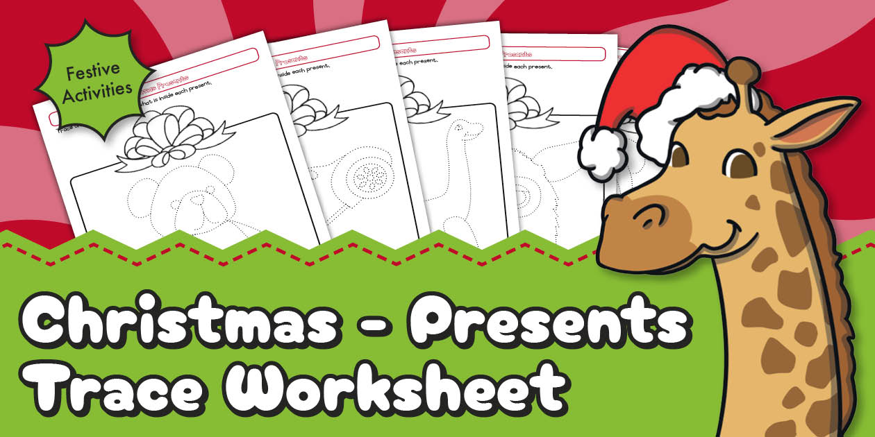 Preschool - Christmas - Worksheet: Christmas Presents