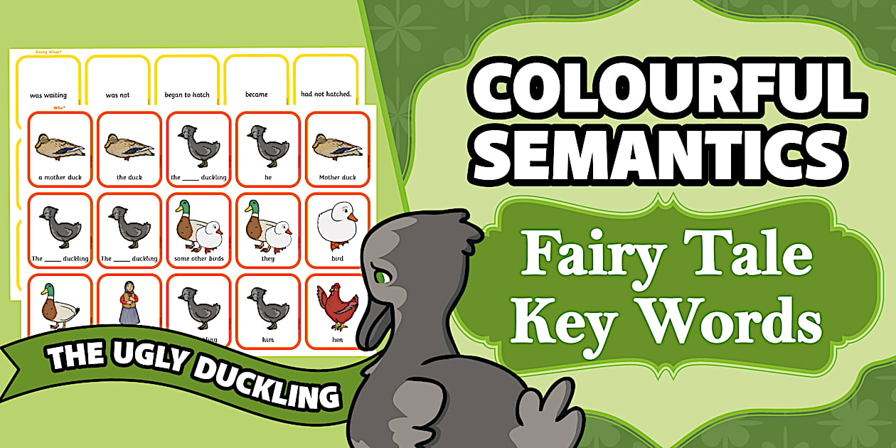 Colourful Semantics for The Ugly Duckling