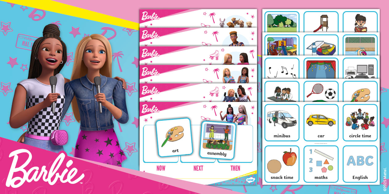 Barbie Board: Now, Next and Then - Teacher-Made | Mattel