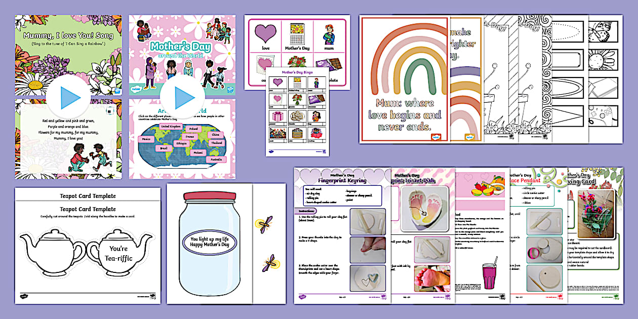 EYLF Mother's Day Resource Pack (l'enseignant a fait)