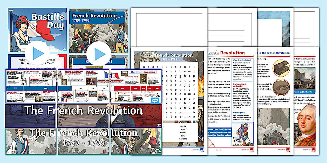 French Revolution Pack (teacher made) - Twinkl