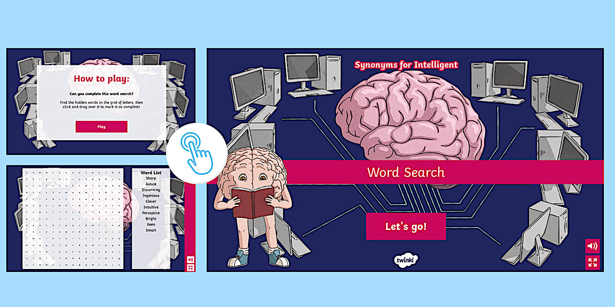 Interactive Synonyms for Intelligent Word Search - Twinkl