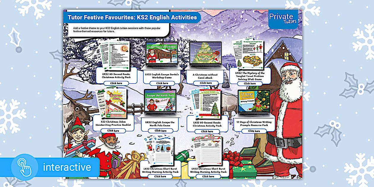 Tutor Festive Favourites: KS2 English Activities