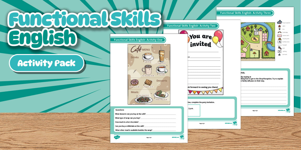 Functional Skills English Activity Pack