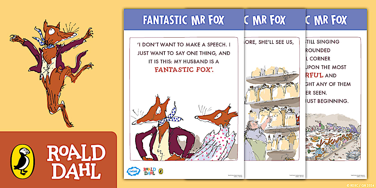Fantastic Mr Fox: Display Posters