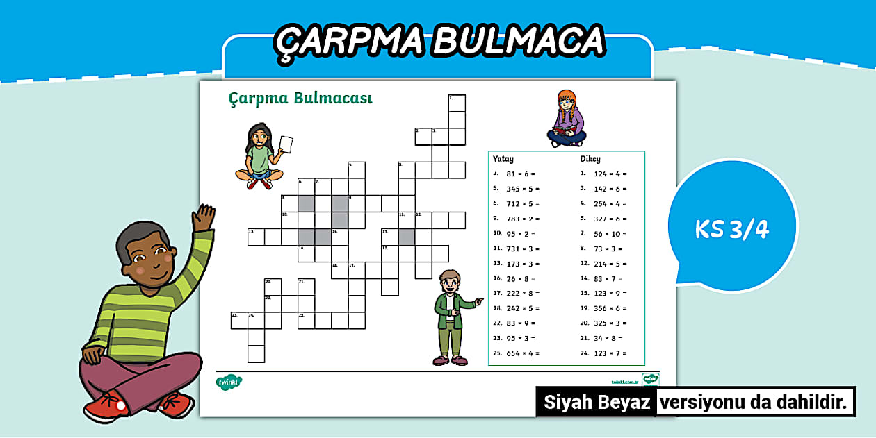 Çapraz Çarpım Bulmaca
