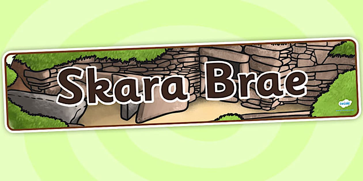 Skara Brae Display Banner (teacher made) - Twinkl