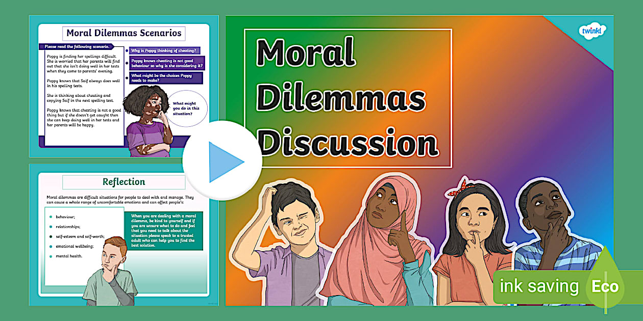 Moral Dilemmas KS2 Discussion Powerpoint (Lehrer gemacht)