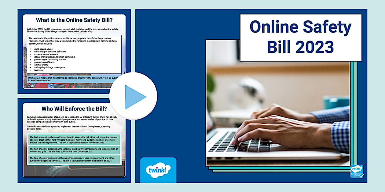 Online Safety Bill: CPD Information PowerPoint - Twinkl