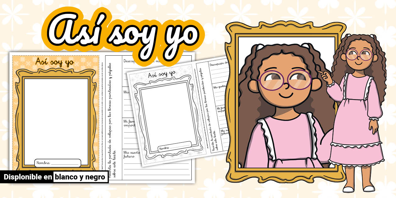 Flapbook: Así soy yo - Twinkl España