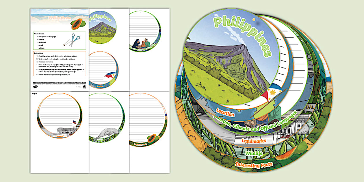 Philippines Circles Booklet (teacher made) - Twinkl