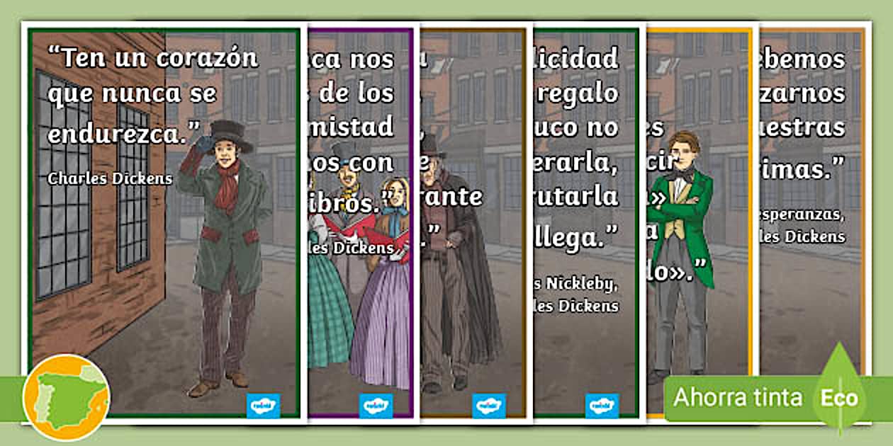 Pósters: Frases inspiradoras - Charles Dickens