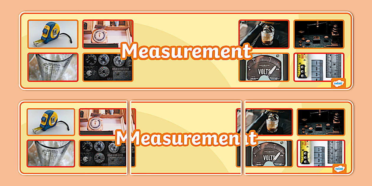 👉 Measurement Photo Display Banner (Teacher-Made)