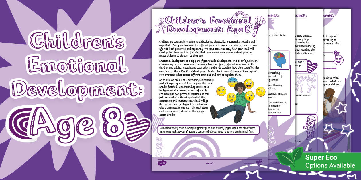 Children's Emotional Development: Age 8 (teacher made)