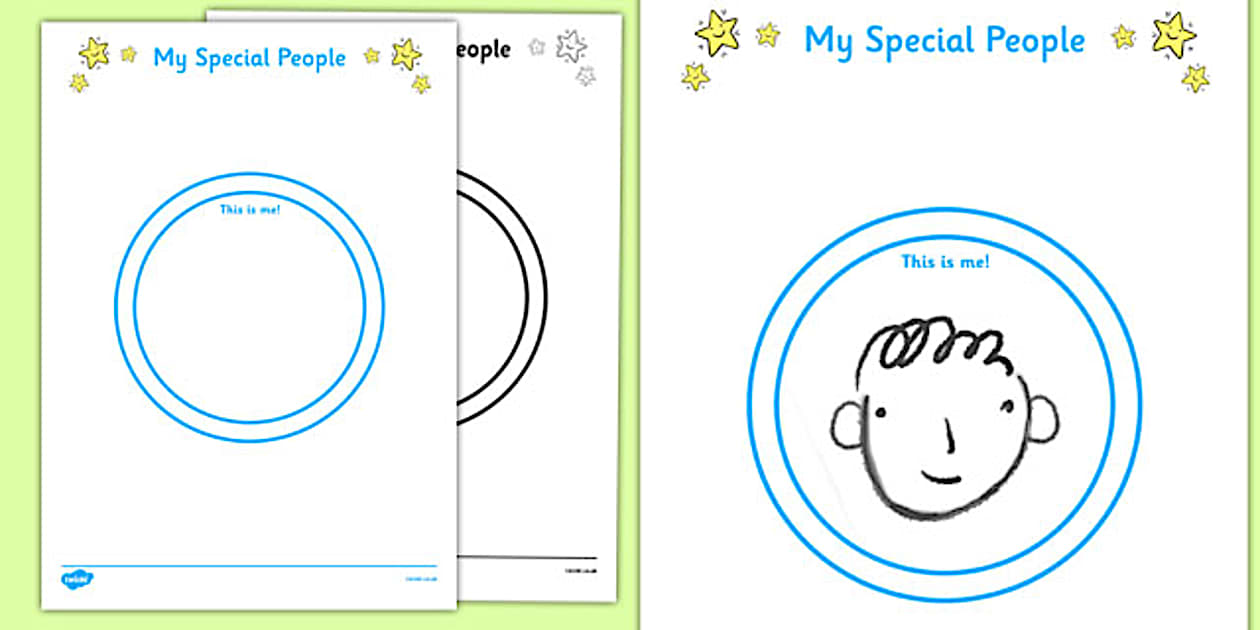 Special People Worksheet / Worksheet (teacher made) - Twinkl