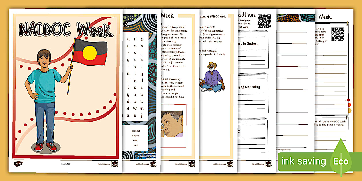NAIDOC Week Activity Booklet Years 3-6 (teacher made)