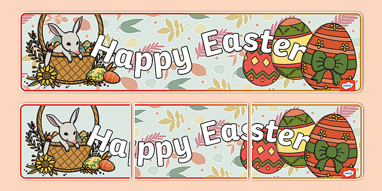 Australian Easter Display Banner
