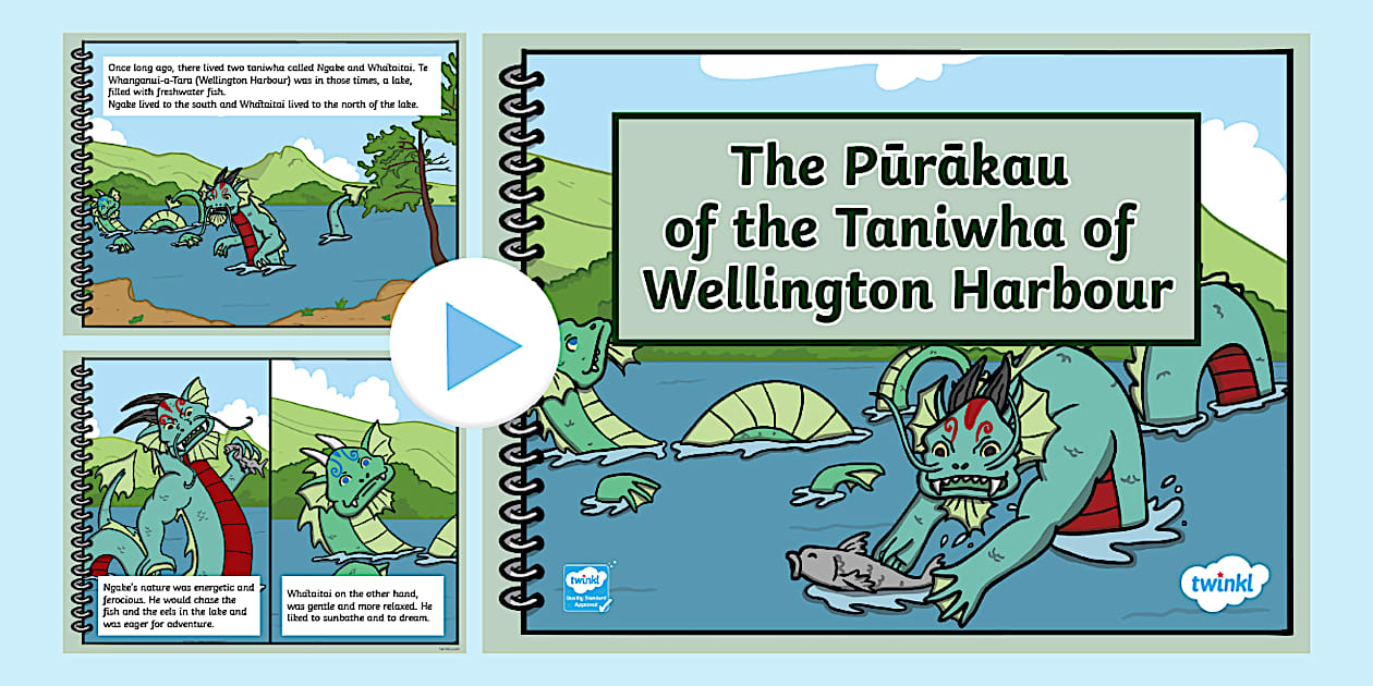 The Taniwha Brothers of Wellington Harbour PowerPoint-New Zealand