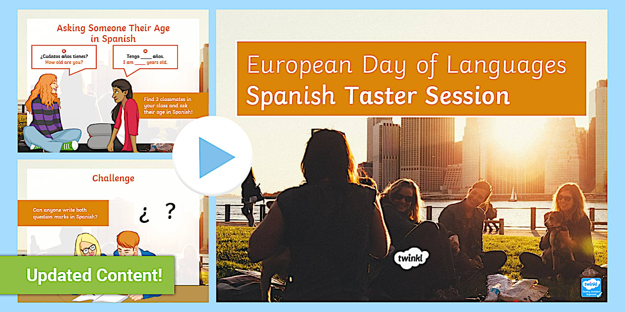 European Day of Languages Spanish Language Taster Session