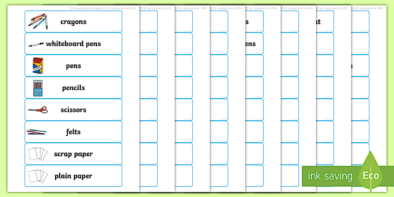 Editable NZ Classroom Equipment Display Labels - Twinkl