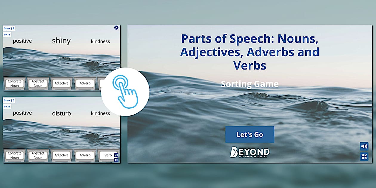 Parts of Speech Game for understanding word classes | Twinkl