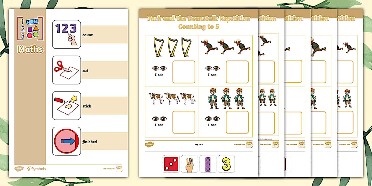 SEND Jack and the Beanstalk Repetition Counting to 5