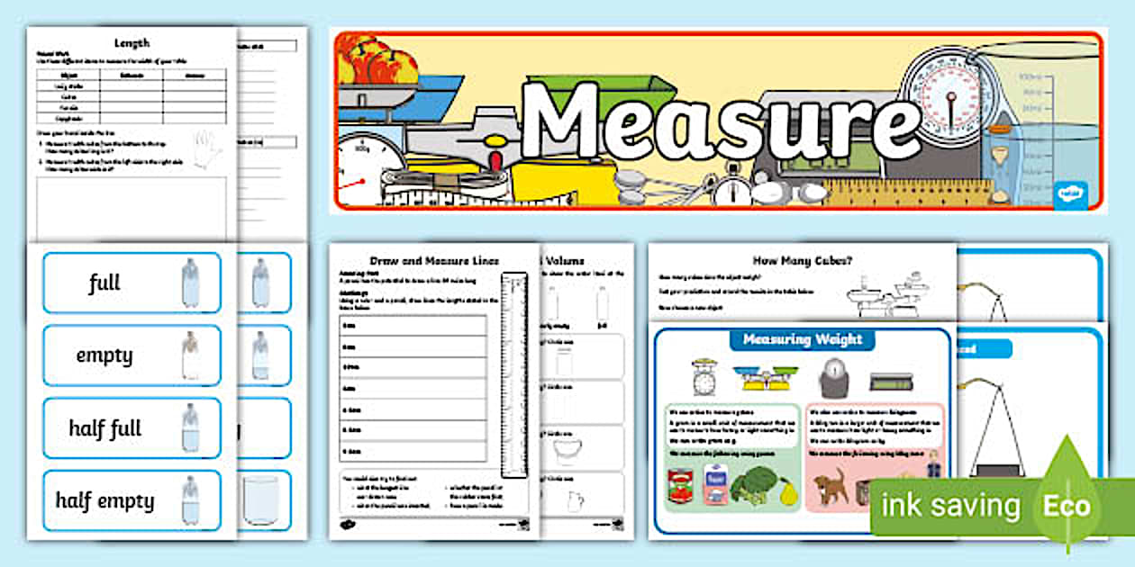 First/Second Class Measure Trainee Teacher Pack - Twinkl