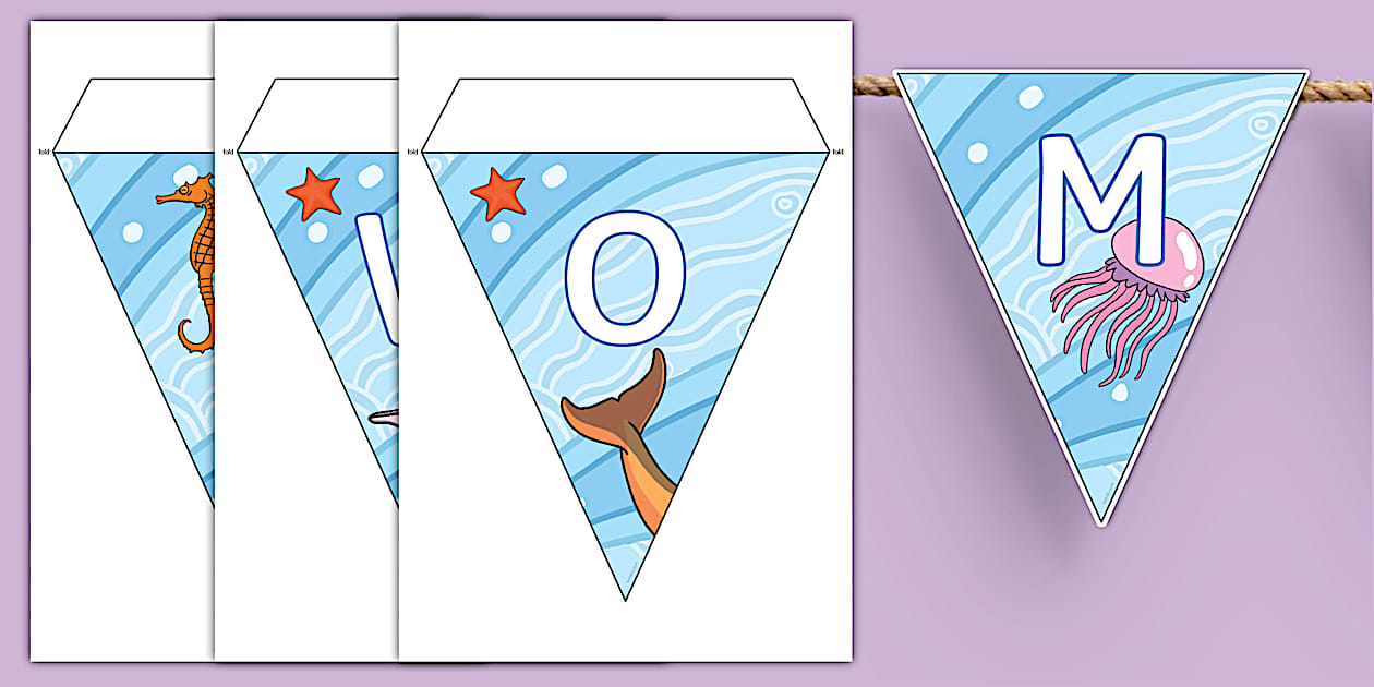 👉 Welcome to Year One Bunting Pretty Pattern Themed