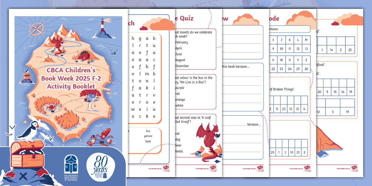 CBCA Children's Book Week Activity Booklet - Year F-2