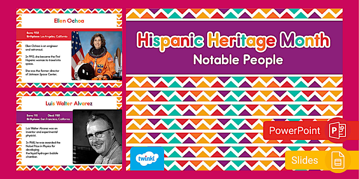 Hispanic Heritage Month | Important People Presentation