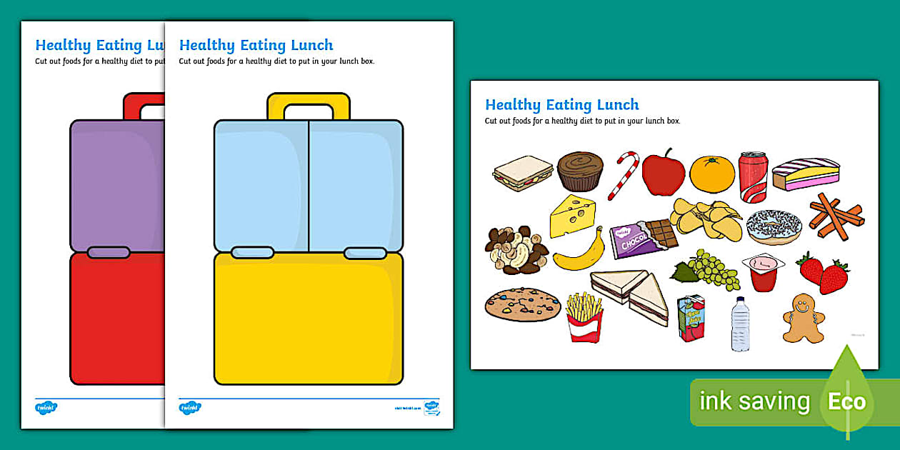 Healthy Eating Lunch Activity (teacher made) - Twinkl