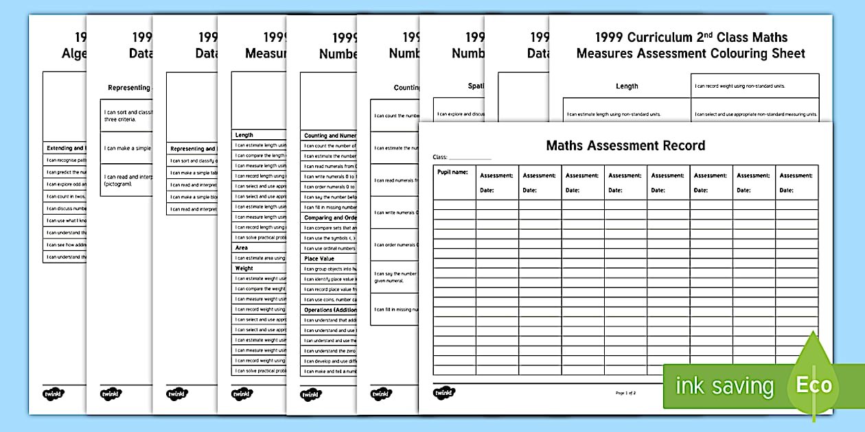 Second Class Maths Assessment Pack (teacher made) - Twinkl