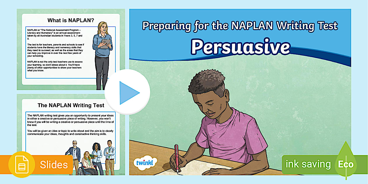 NAPLAN Writing test Presentation | Australian Primary Class