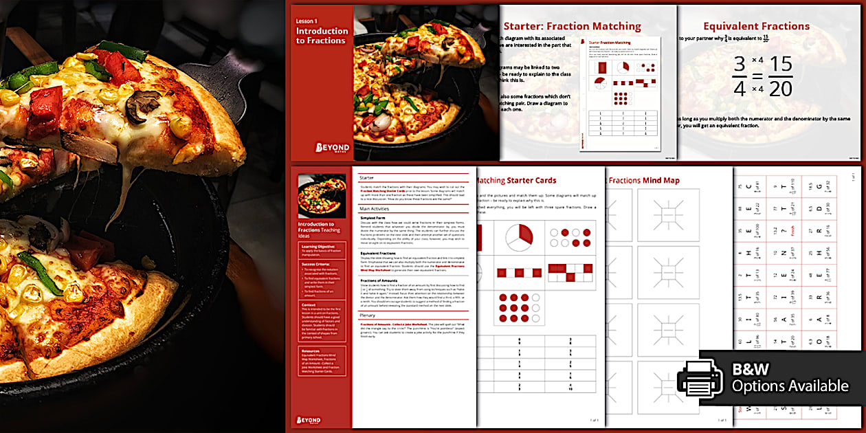 Fractions Lesson 1: Introduction to Fractions | KS3 Maths
