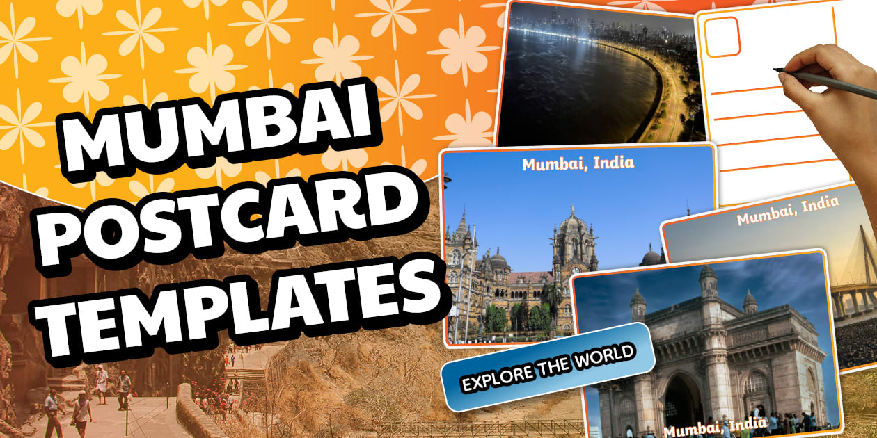 Mumbai Postcard Templates