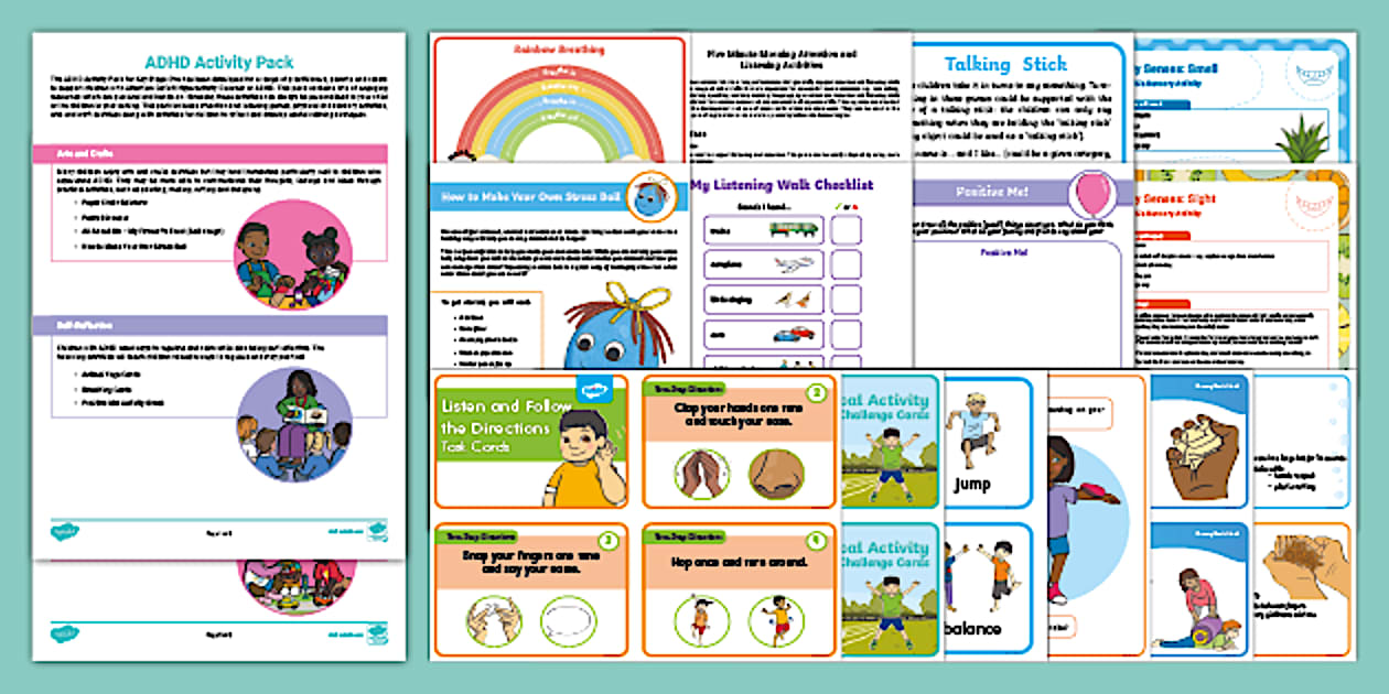 ADHD Worksheet | Resource Pack | Twinkl Resources - Twinkl