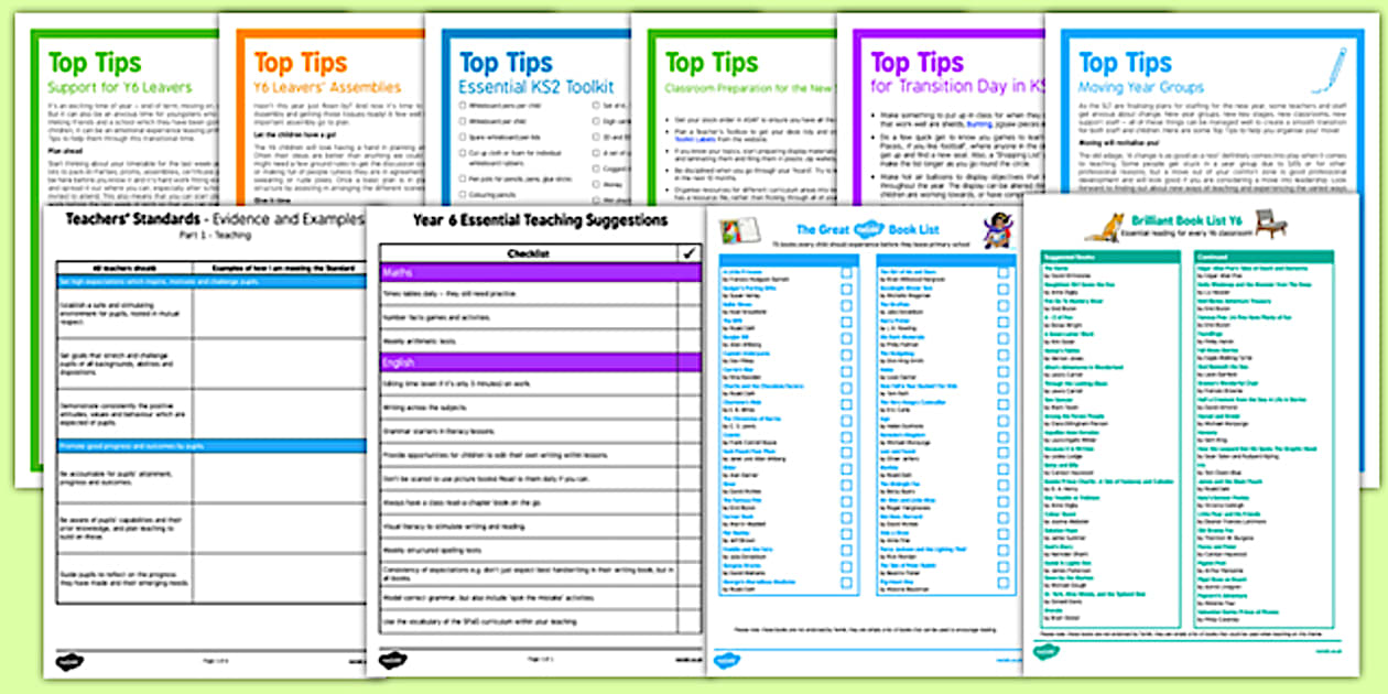 Teaching in Year 6 Resource Pack - Year 6 New Class Resources
