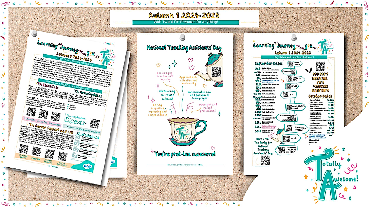 Autumn 1 TA, LSA and HLTA Newsletter (teacher made) - Twinkl