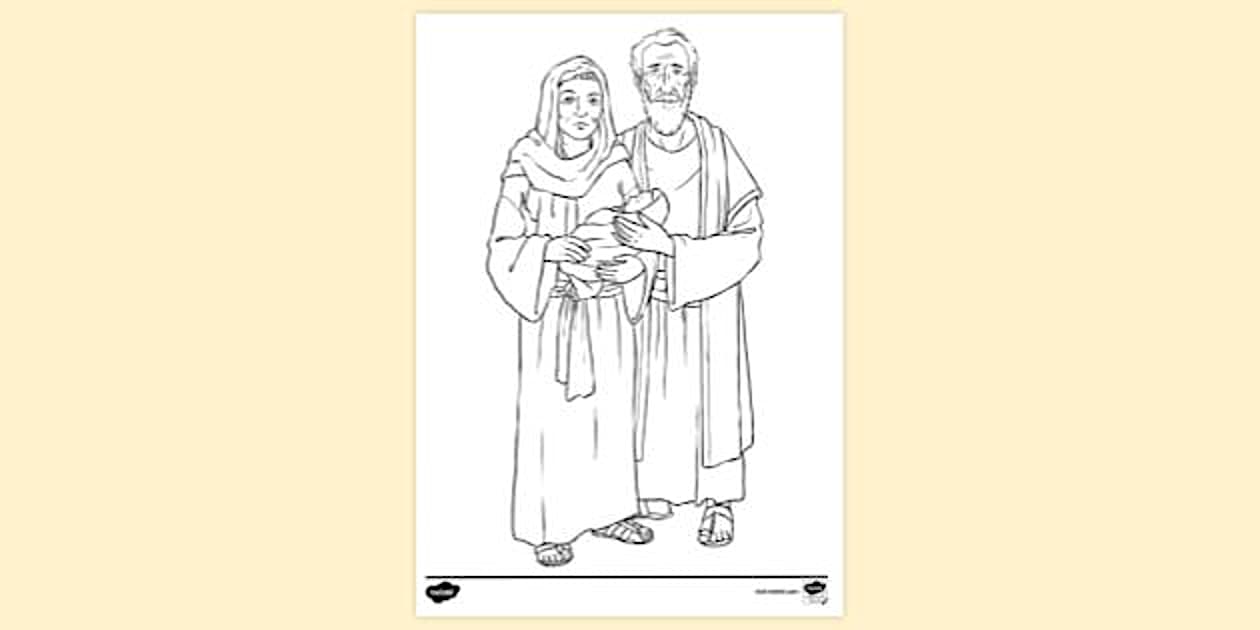 Abraham and Lot Colouring Page | Colouring Sheets - Twinkl
