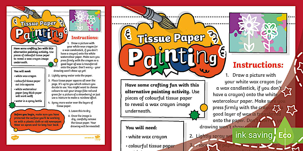 Tissue Paper Painting