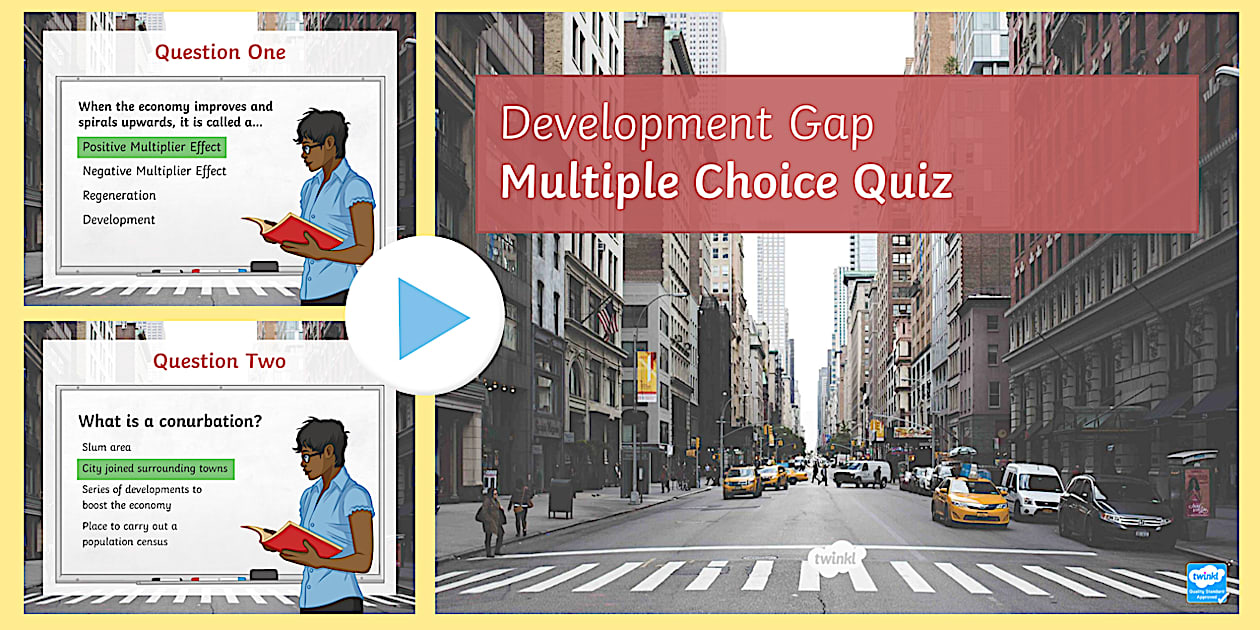 GCSE Development Gap PowerPoint Quiz 3 - Twinkl