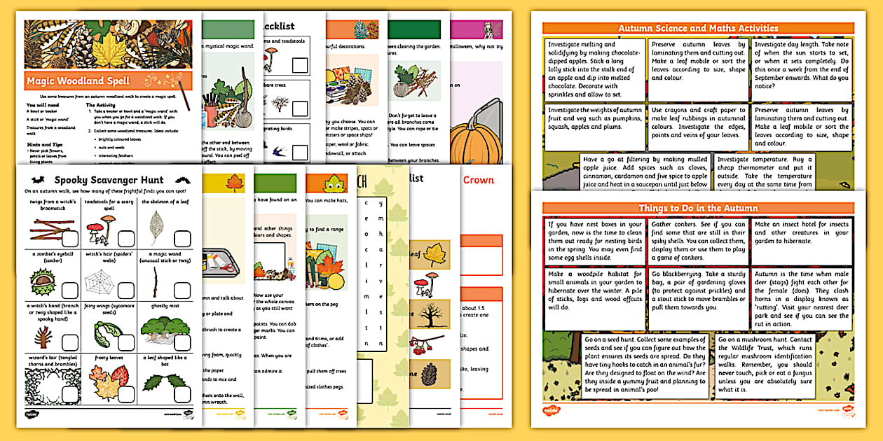 Family Fun Autumn Activities Pack | Twinkl Resources