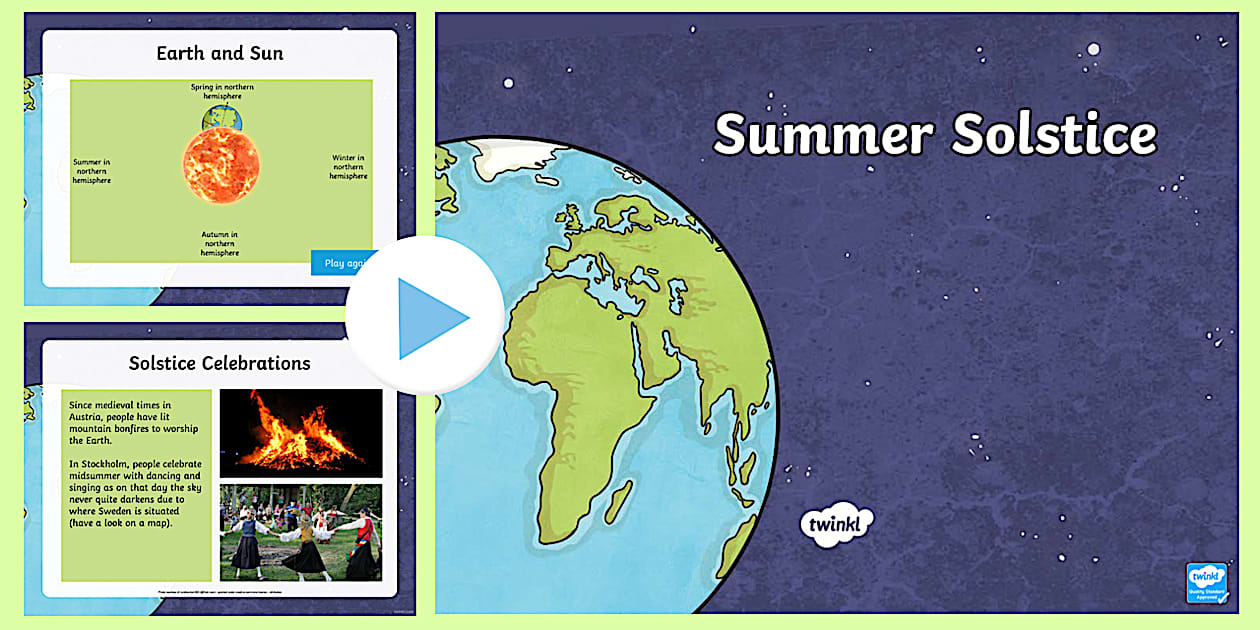 Summer Solstice KS2 Information PowerPoint - Twinkl