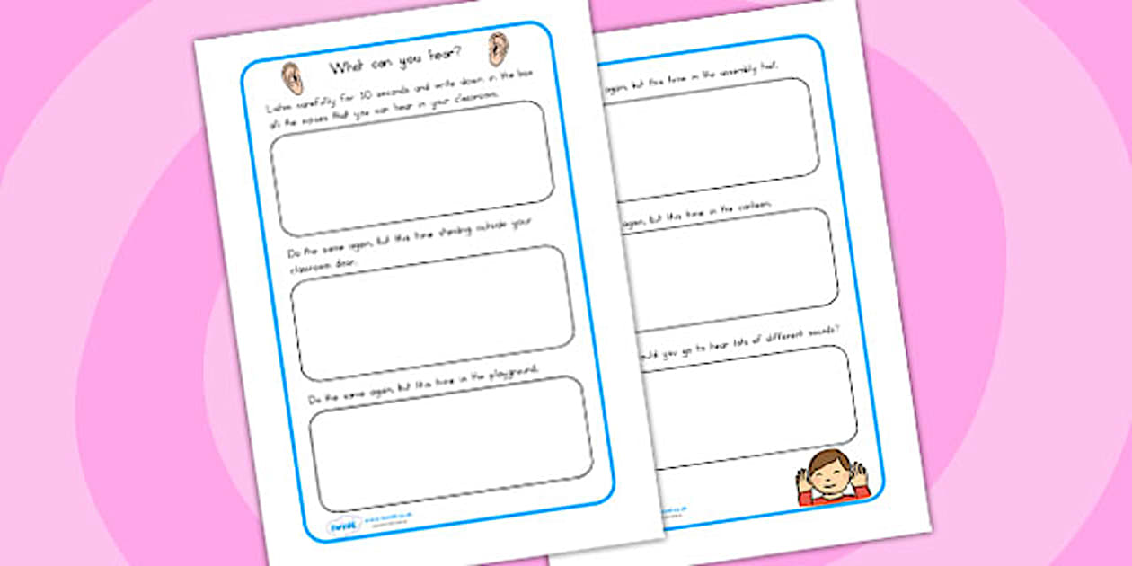 30 Second Sound Sheet (teacher made) - Twinkl
