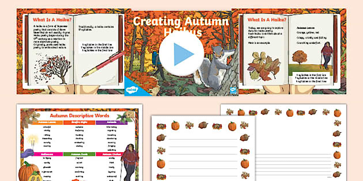 KS2 Creating Autumn Haiku | Resource Pack - Twinkl