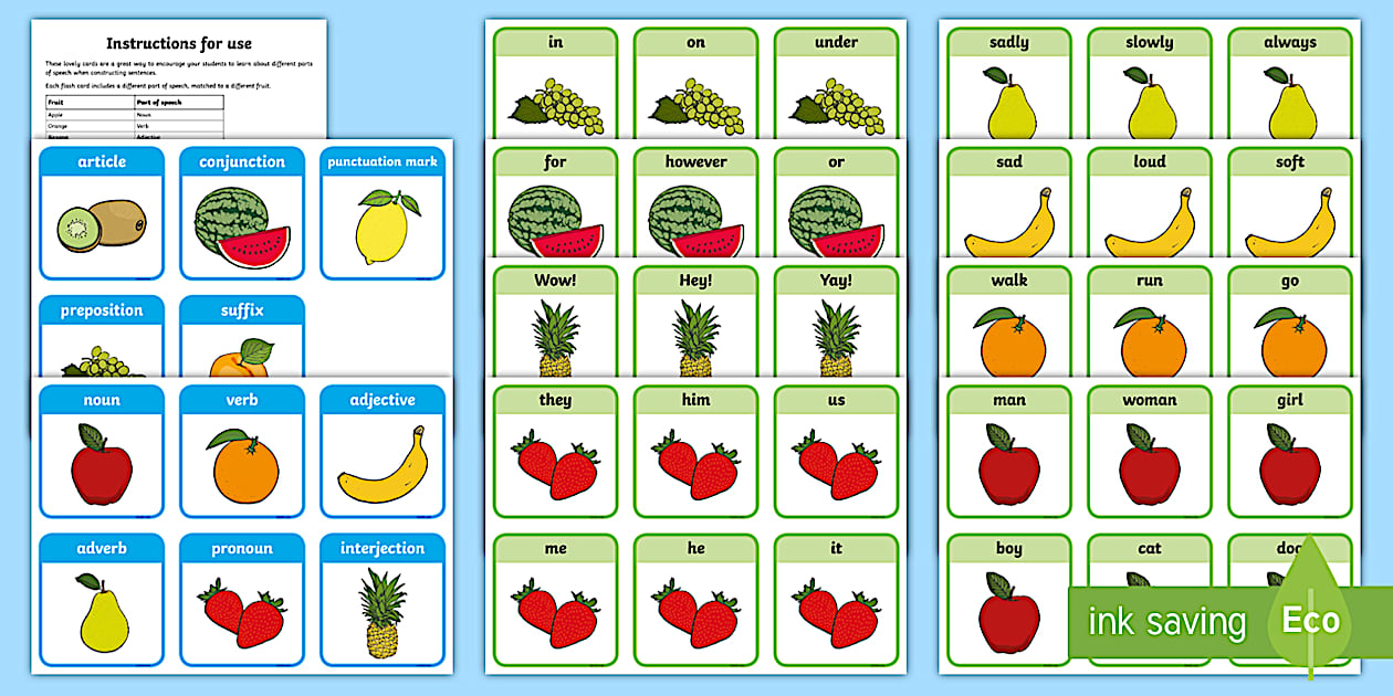 TAS Fruit Salad Sentences Cut Outs (teacher made) - Twinkl