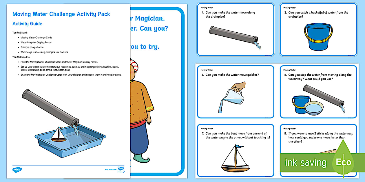 Moving Water Challenge Resource Pack (teacher made) - Twinkl